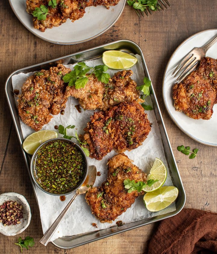 Crispy Asian Fried Chicken with Chili Sauce - Cherry on My Sundae