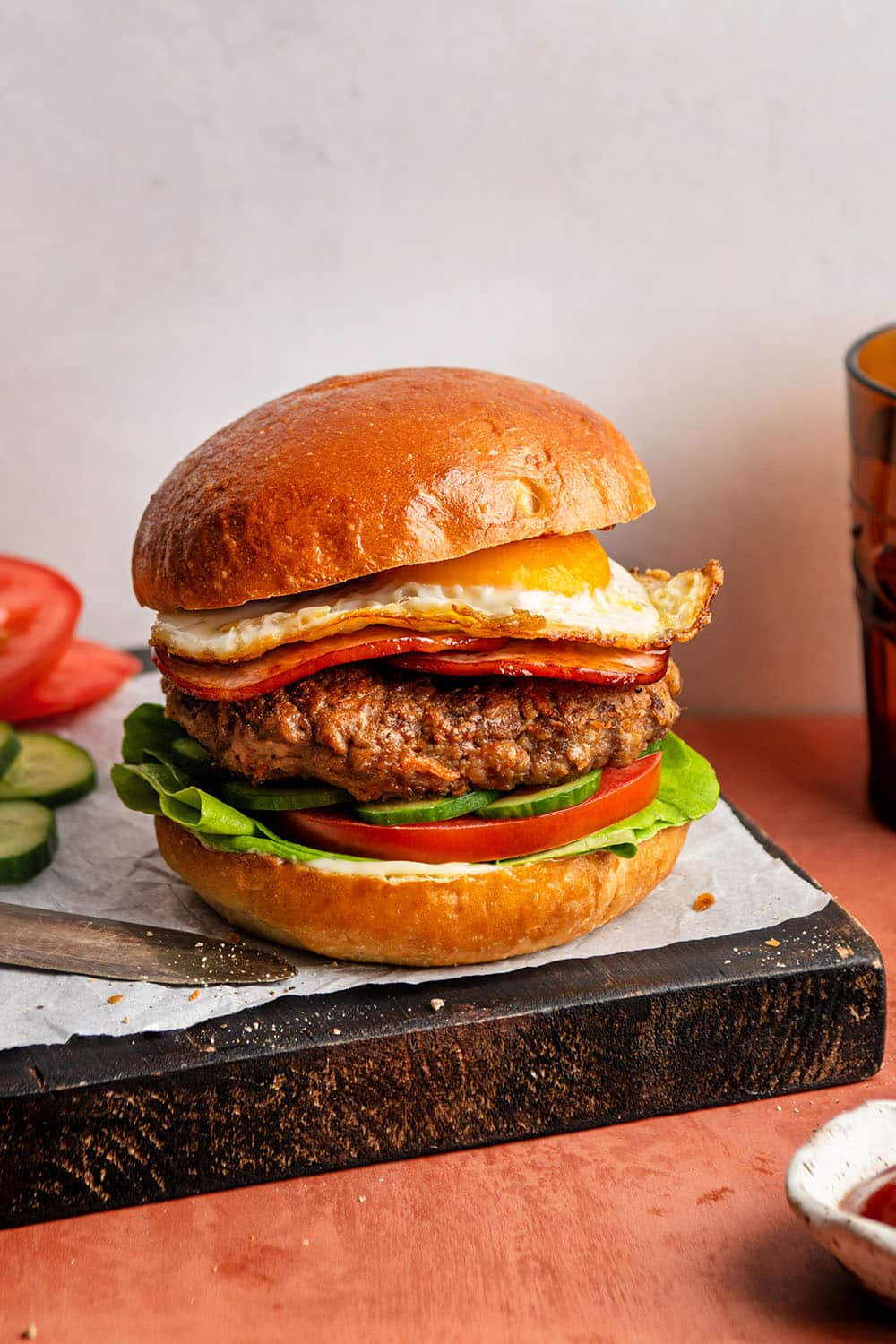 Taiwanese Breakfast Burger (Mei Er Mei Style) - Cherry on My Sundae