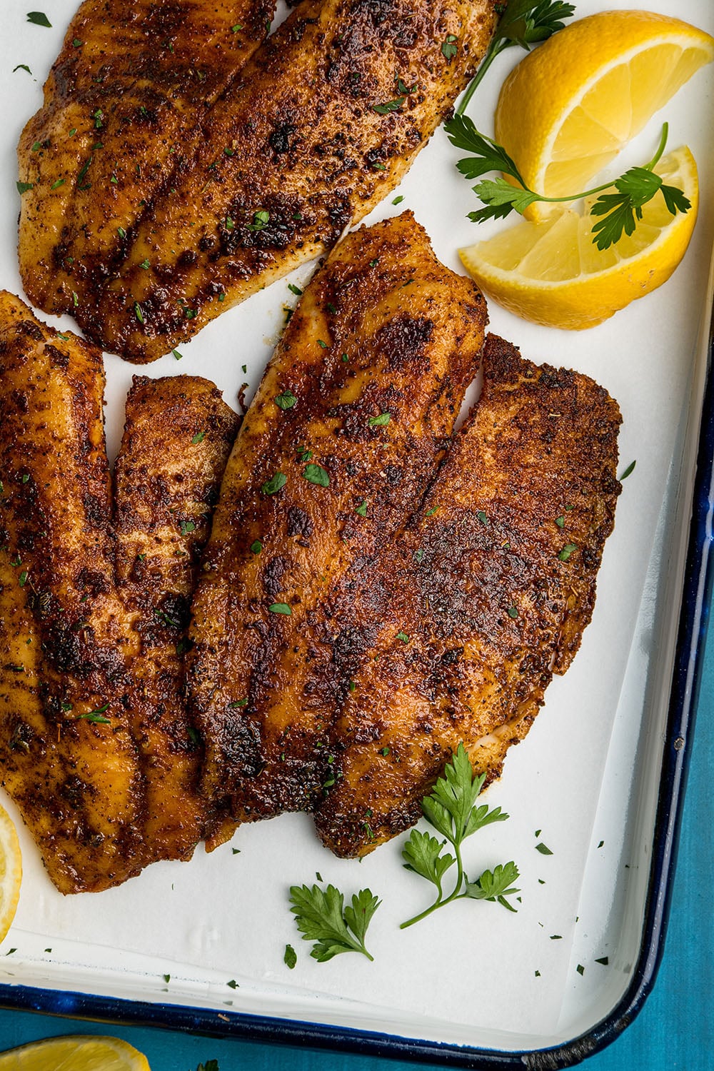 Cajun Blackened Fish - Cherry on My Sundae