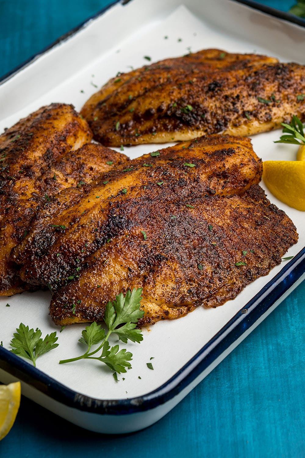 Cajun Blackened Fish - Cherry on My Sundae
