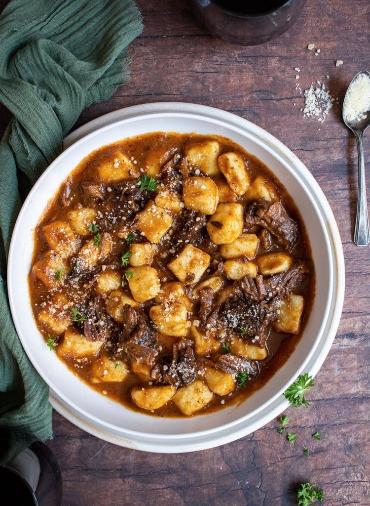 Goat Cheese Gnocchi with Sugo - Cherry on My Sundae