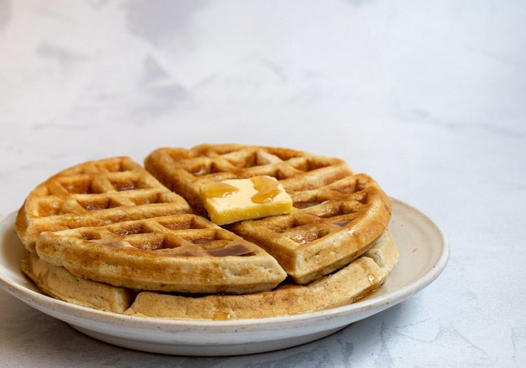Meyer Lemon Waffles - Cherry on My Sundae