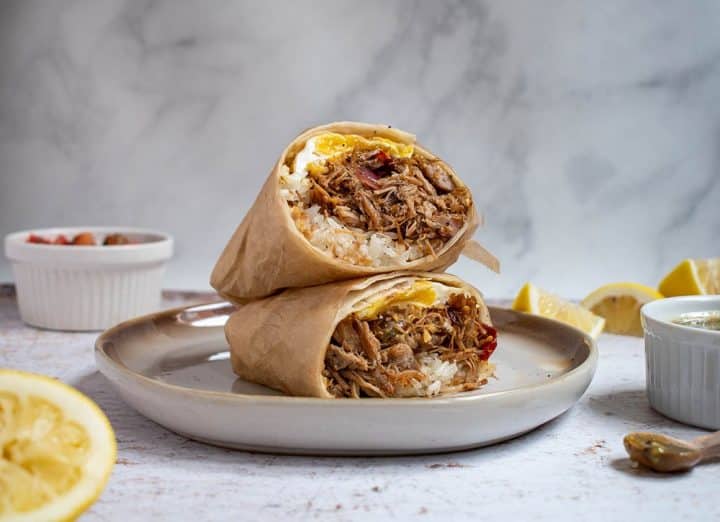 Pork Sisig Burrito - Cherry on My Sundae