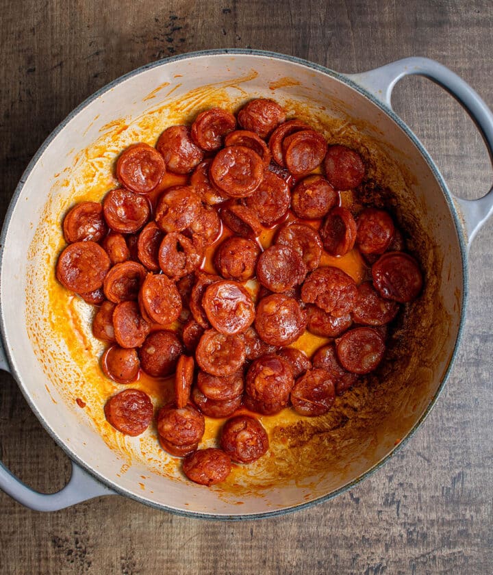 Chickpea Sofrito Soup with Sausage - Cherry on My Sundae