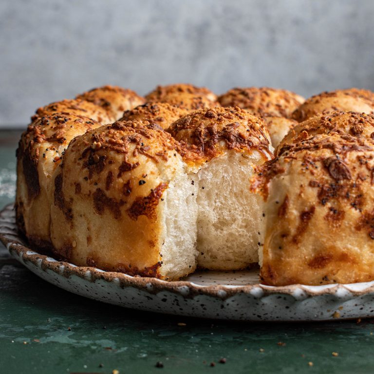 Everything Bagel Cheesy Monkey Bread - Cherry on My Sundae