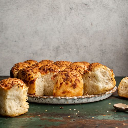 Everything Bagel Cheesy Monkey Bread - Cherry on My Sundae
