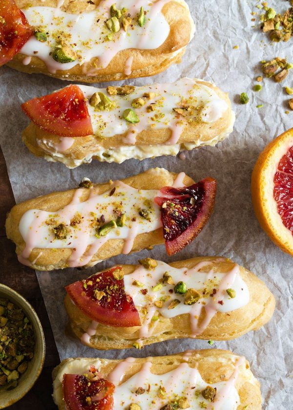 Blood Orange Eclairs - Cherry on My Sundae