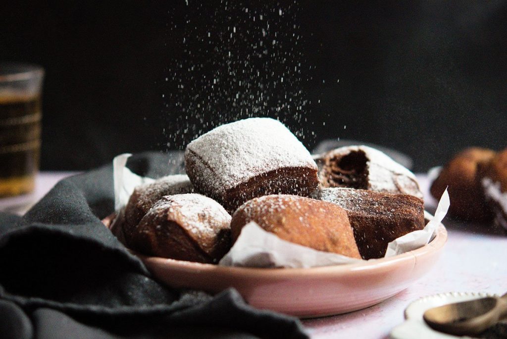 Chocolate Beignets with Earl Grey - Cherry on My Sundae