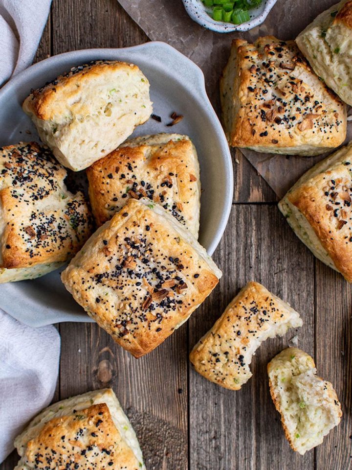 Twisted Scallion Biscuits - Cherry on My Sundae