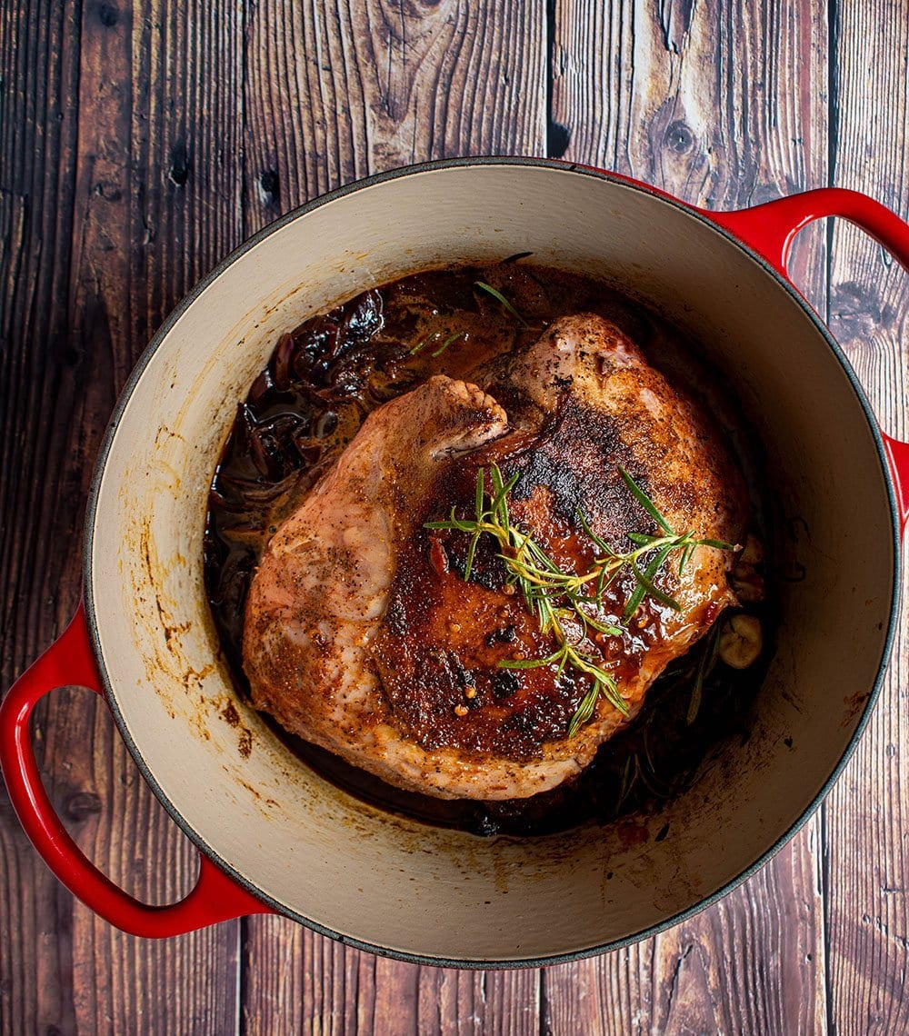 Pomegranate Beer Braised Lamb Shoulder - Cherry on My Sundae