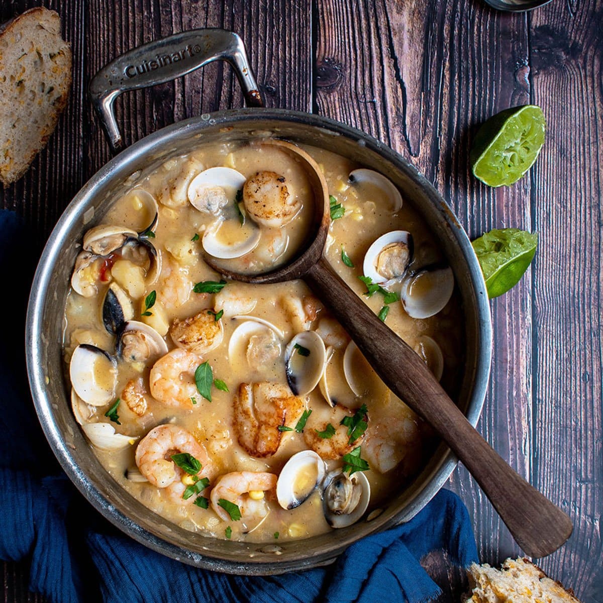 Viet Cajun Seafood Chowder - Cherry on My Sundae