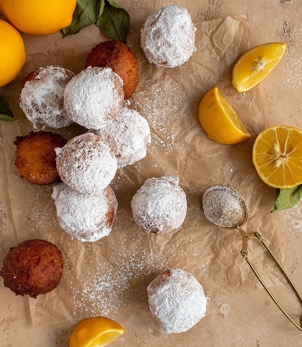 Meyer Lemon Fritters - Cherry on my Sundae