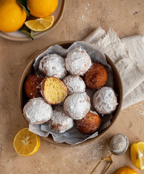 Meyer Lemon Fritters - Cherry on My Sundae