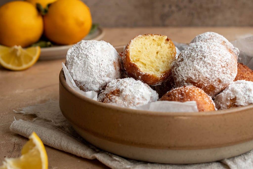 Meyer Lemon Fritters - Cherry on My Sundae