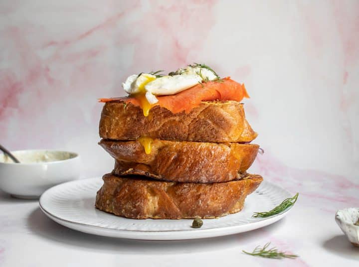 Smoked Salmon French Toast - Cherry on my Sundae