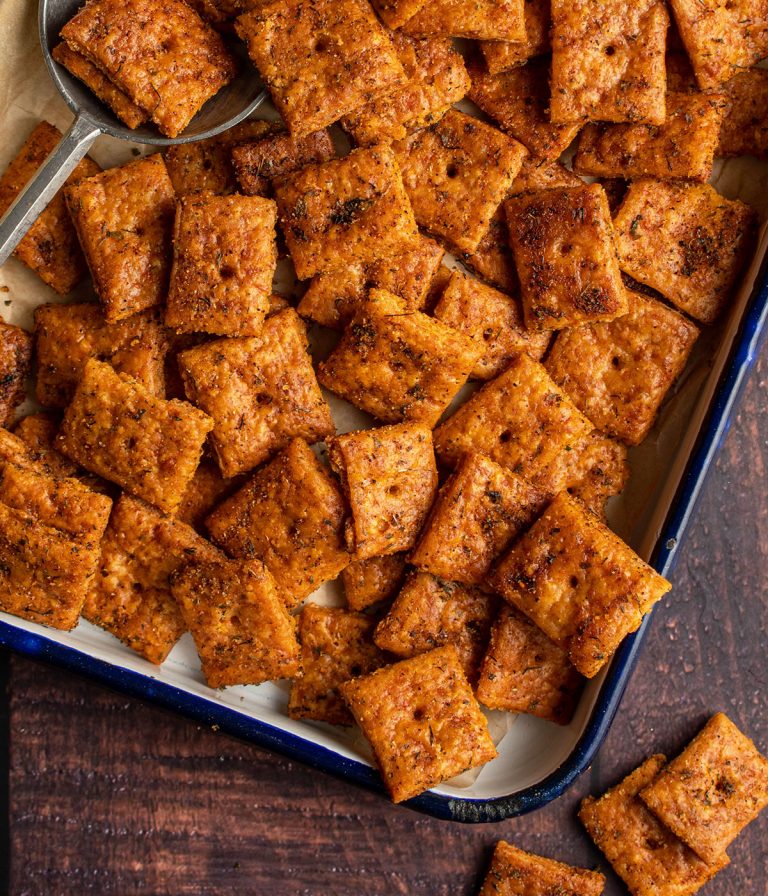 Spicy Ranch Cheddar Crackers - Cherry on My Sundae