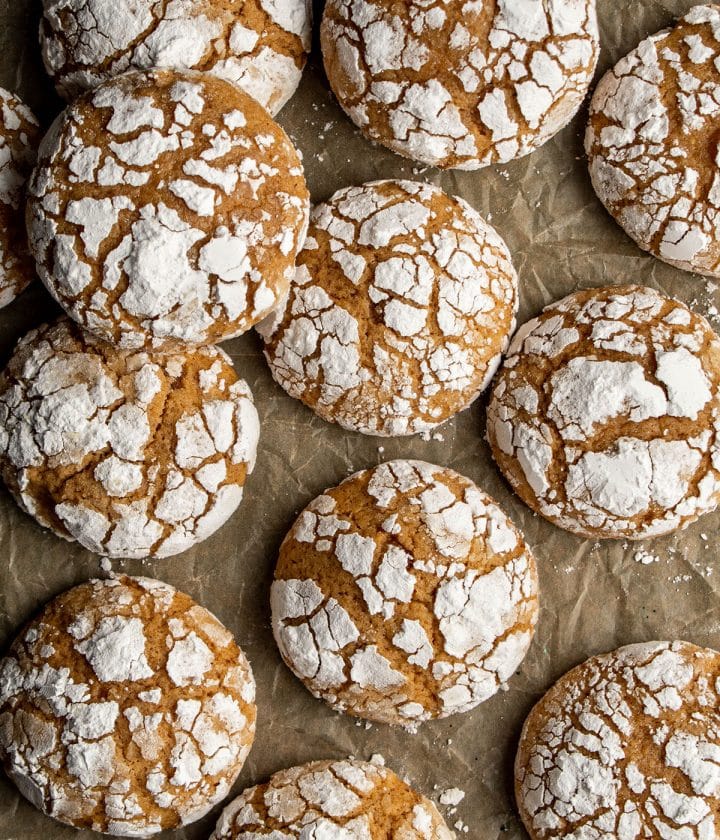 Apple Cider Crinkle Cookies - Cherry on My Sundae