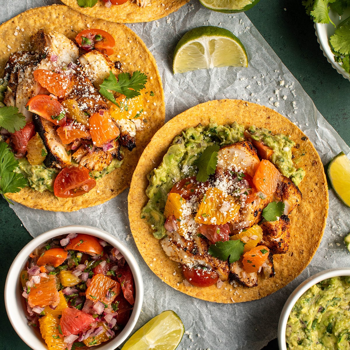 Citrus Marinated Fish Tostadas - Cherry on My Sundae