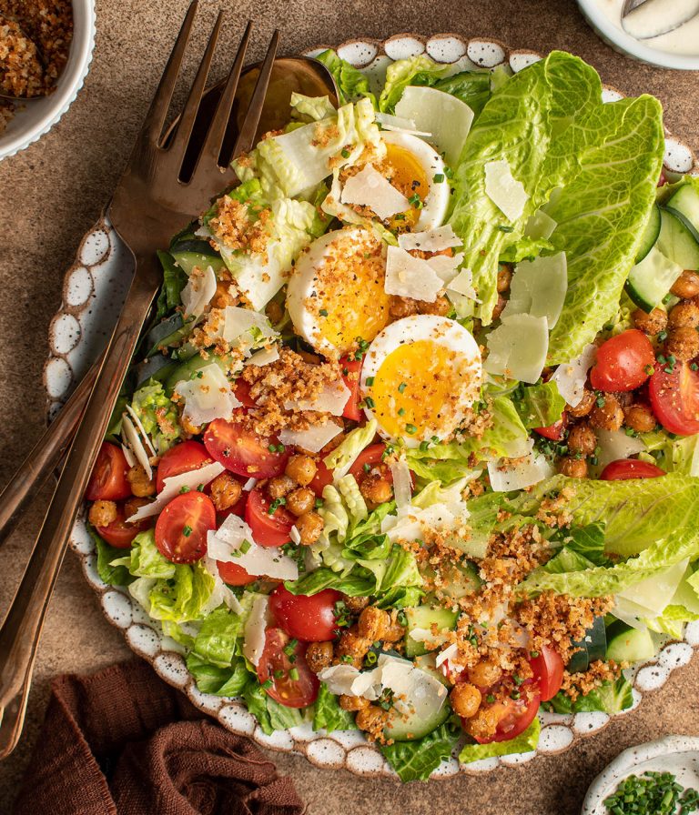 Modern Day Caesar Salad - Cherry on My Sundae