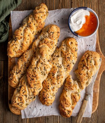 Twisted Scallion Biscuits - Cherry on My Sundae