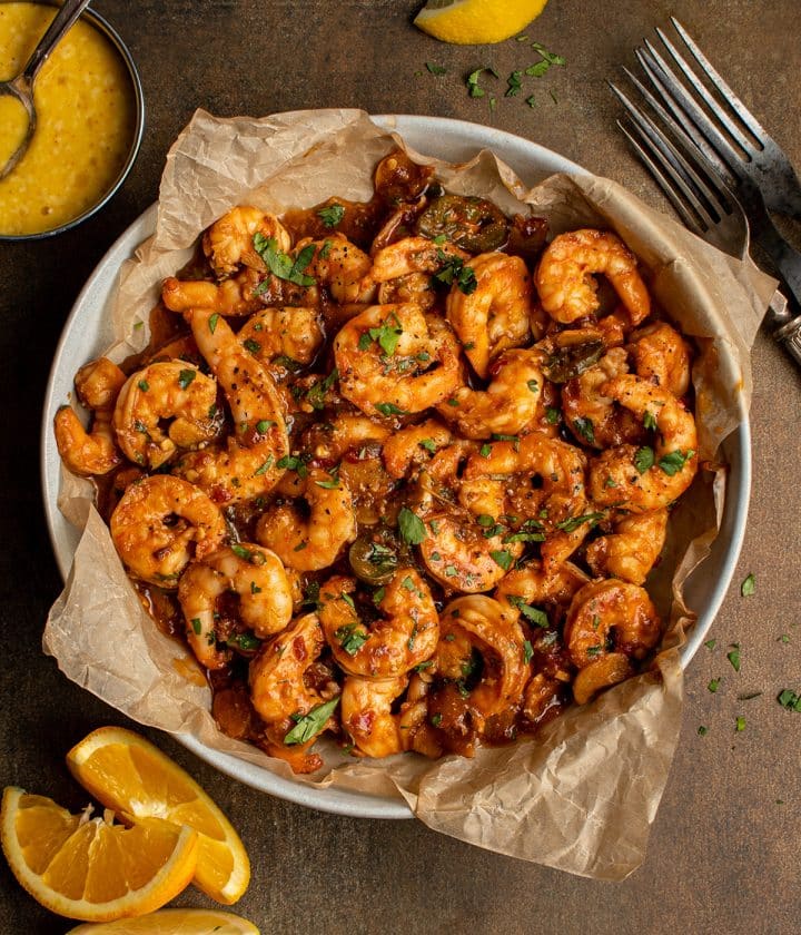 Citrus Chile Garlic Shrimp - Cherry on My Sundae