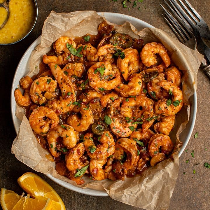 Citrus Chile Garlic Shrimp - Cherry on My Sundae