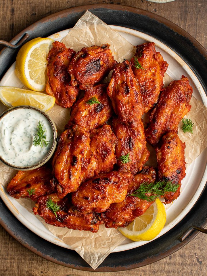 Baked Indian Butter Chicken Wings - Cherry on My Sundae