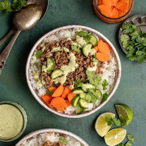 Beef Banh Mi Bowl - Cherry on My Sundae