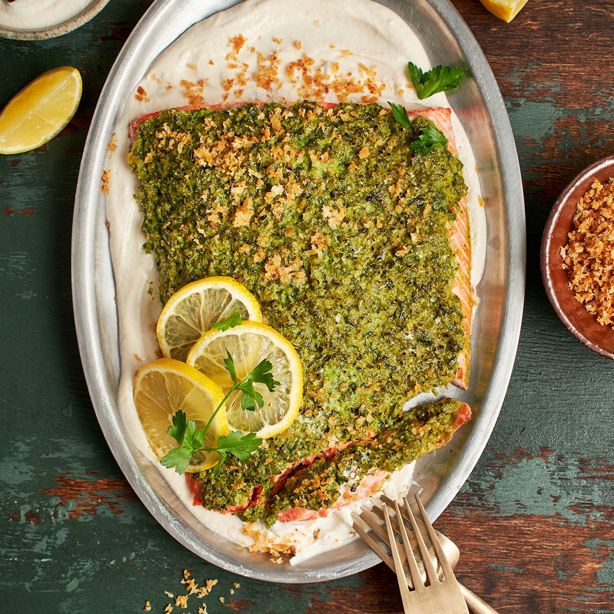 Roasted Green Chile Salmon - Cherry on My Sundae