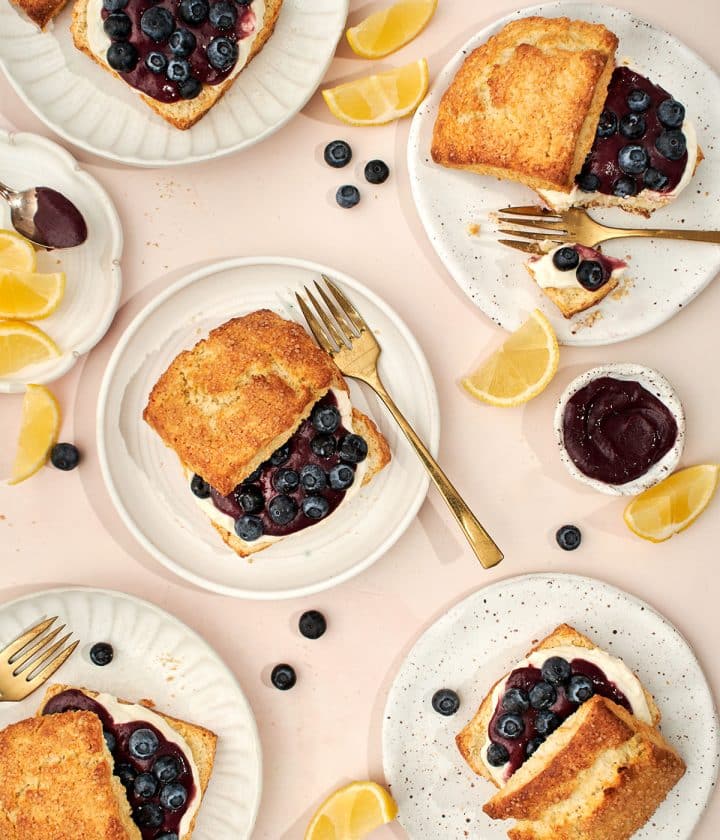 Lemon Blueberry Shortcakes - Cherry on My Sundae