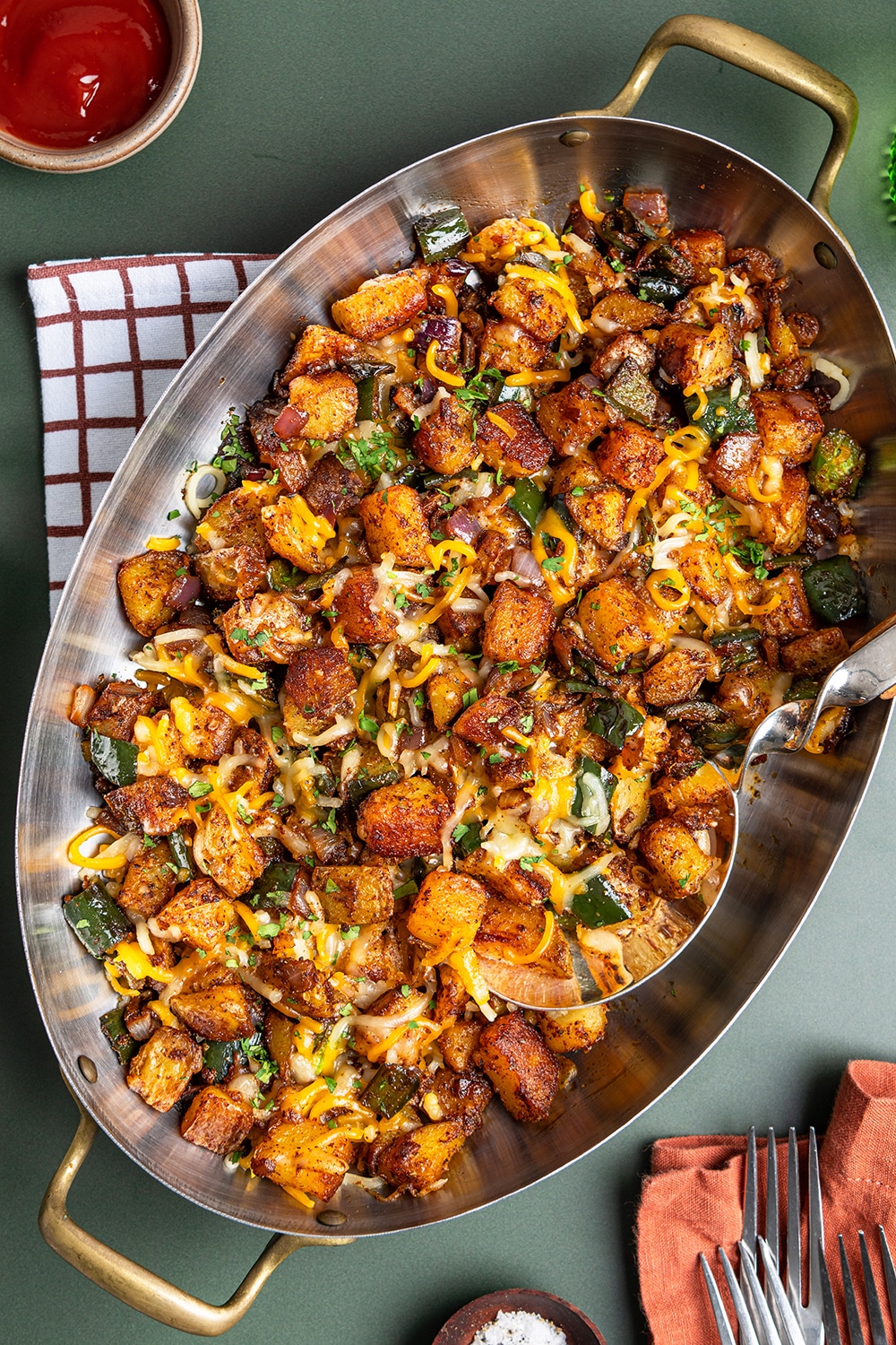 Cheesy Mexican Home Fries - Cherry on My Sundae