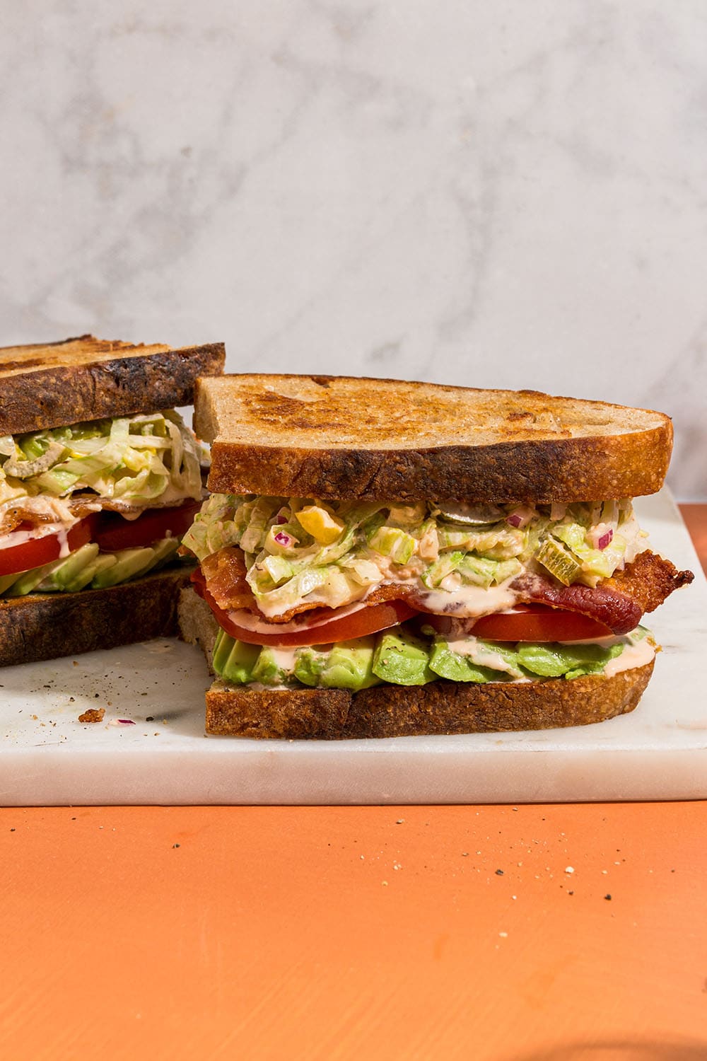 Spicy BLTA Grinder Sandwich - Cherry on My Sundae