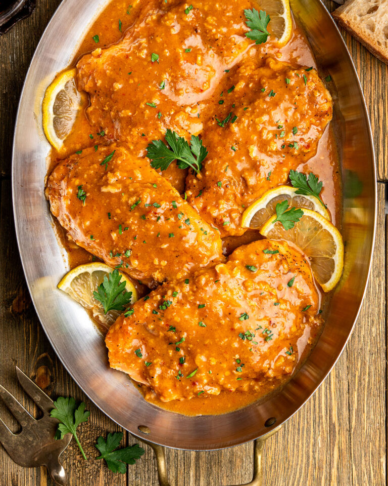 One Pan Spanish Garlic Chicken - Cherry on My Sundae
