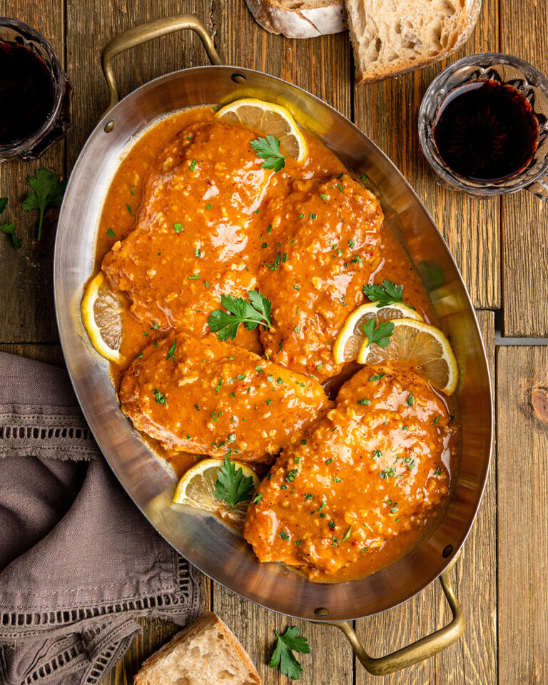 One Pan Spanish Garlic Chicken - Cherry on My Sundae