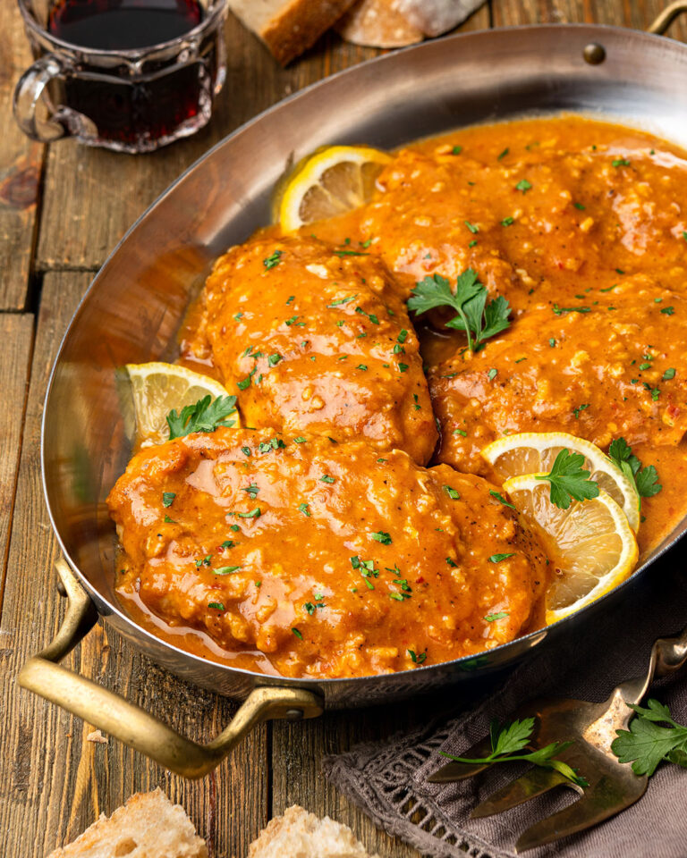 One Pan Spanish Garlic Chicken - Cherry on My Sundae